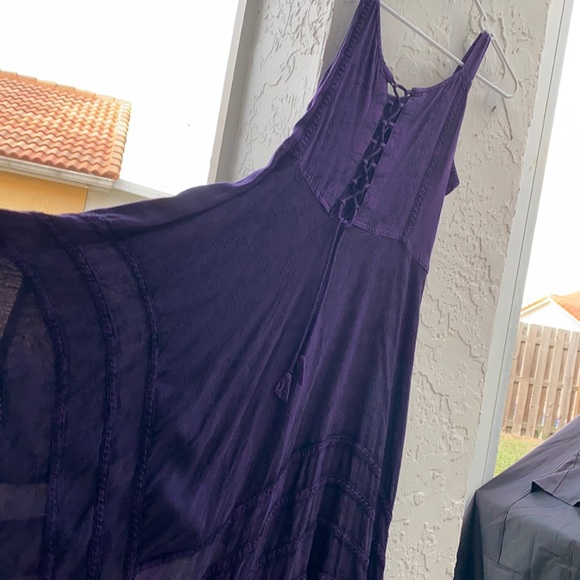 Dresses | Purple Gypsy Dress | Poshmark